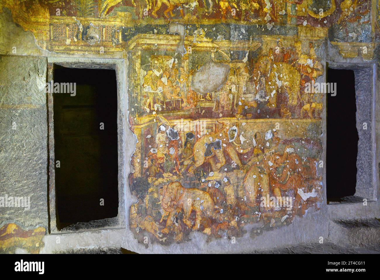 Cave No 17. Matrposaka narrative: hunter who tolt the king about an ...