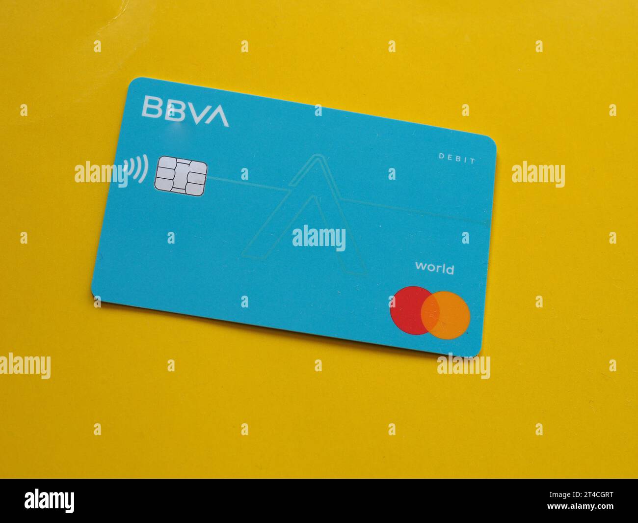 MILAN, ITALY - OCTOBER 28, 2023: BBVA Banco Bilbao Vizcaya Argentaria ...