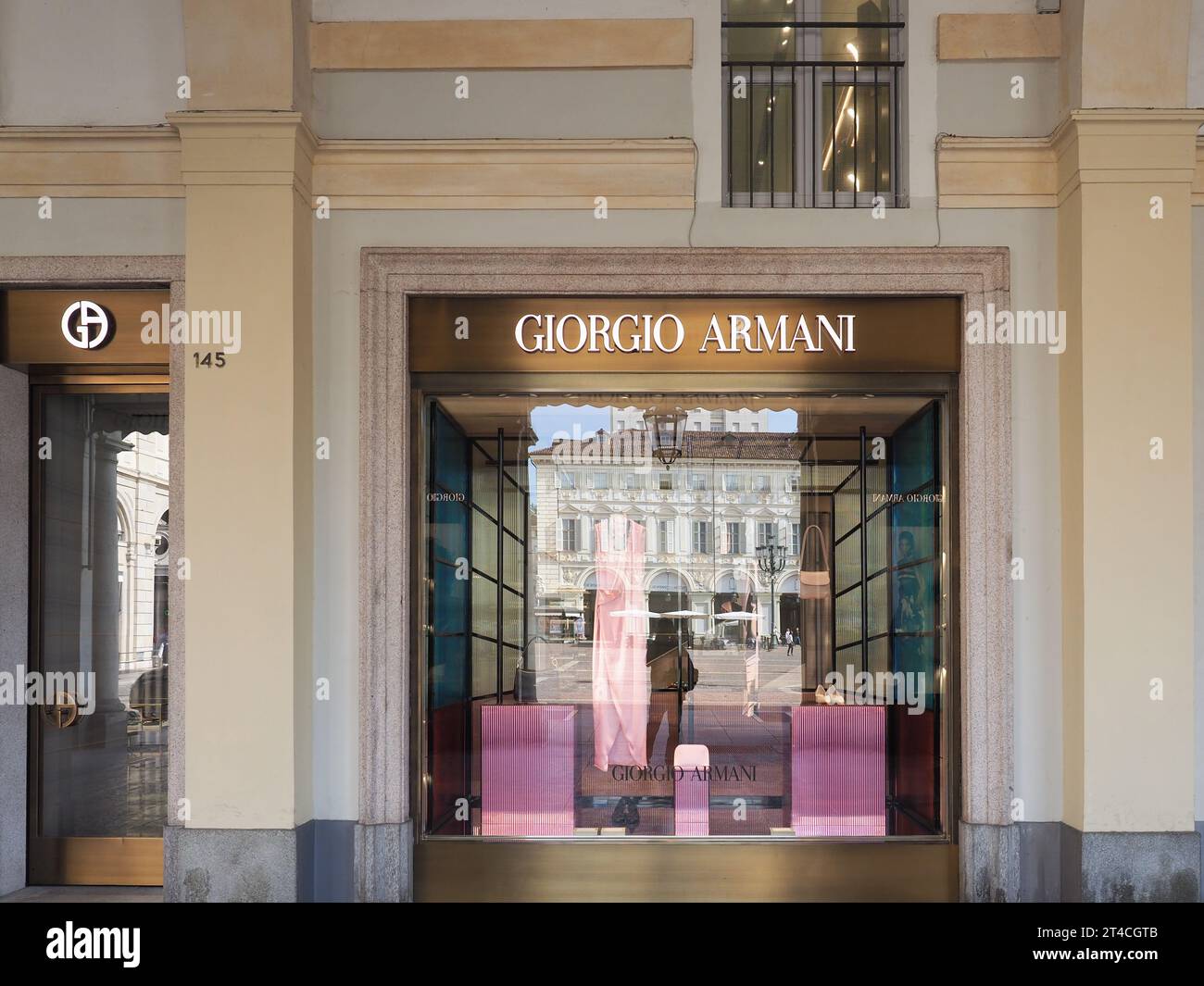 Emporio armani store sign hi-res stock photography and images - Alamy