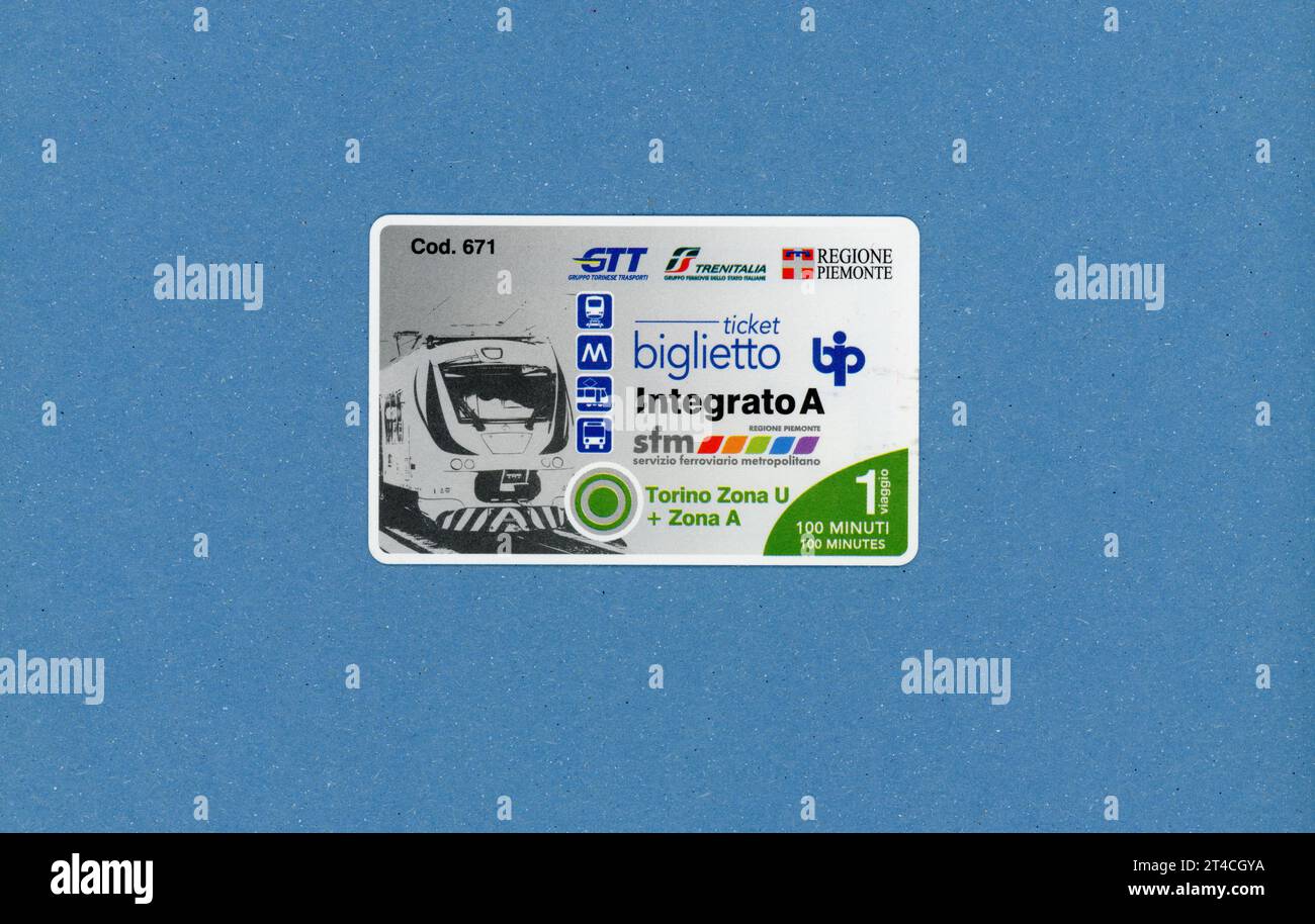 Biglietto integrato hi-res stock photography and images - Alamy