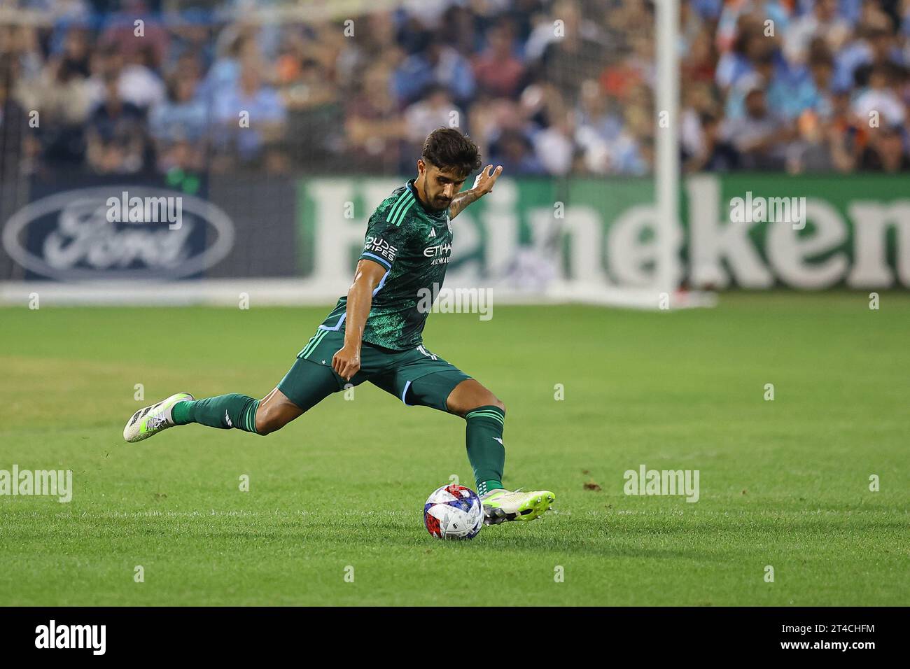 New York City FC defender Thiago Martins (13) during action in the ...