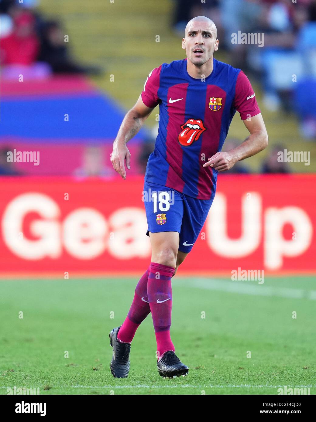 Barcelona, Spain. 28th Oct, 2023. Oriol Romeu of FC Barcelona during ...