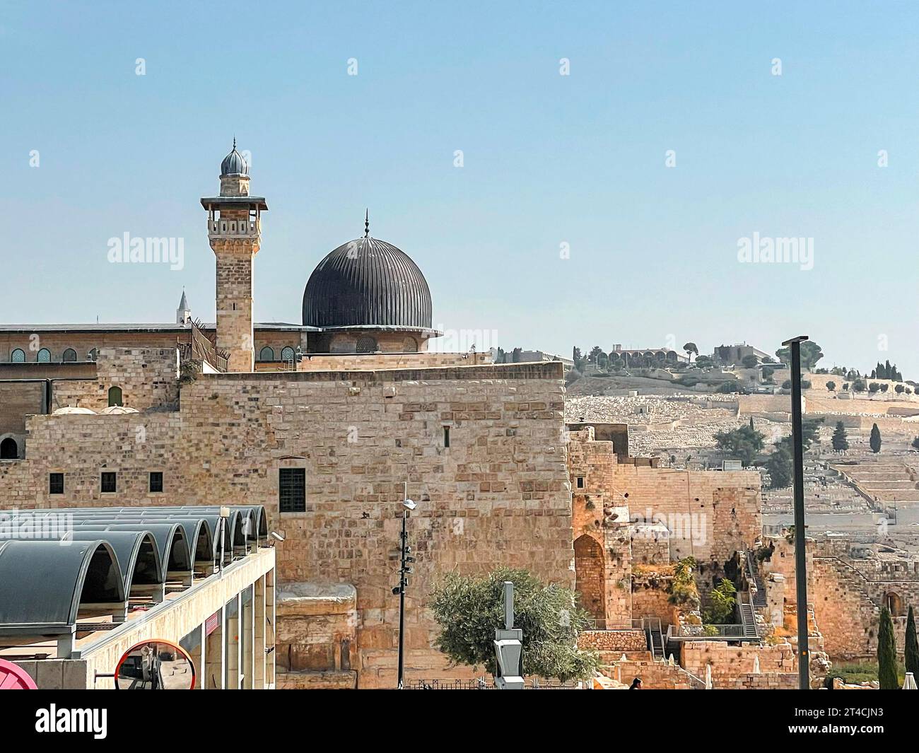 Jerusalem, Israel - October 23, 2023: The Aqsa Mosque in the old city ...