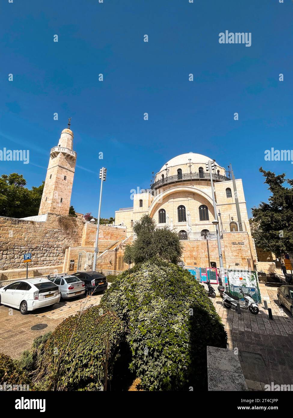 Jerusalem, Israel - October 23, 2023: Exterior view of the Hurva ...