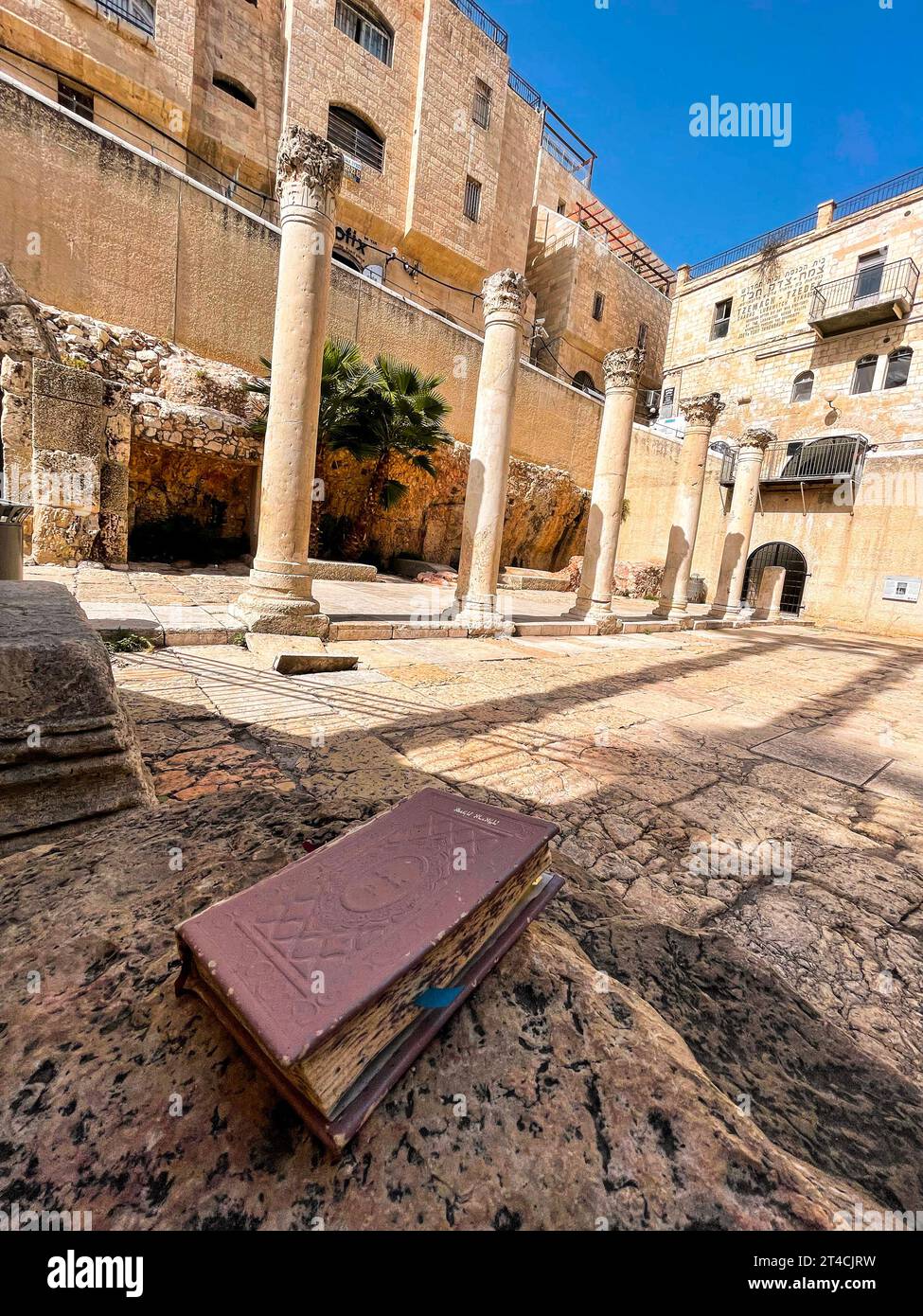 Jerusalem, Israel - October 23, 2023: The ancient ruins of the Roman ...