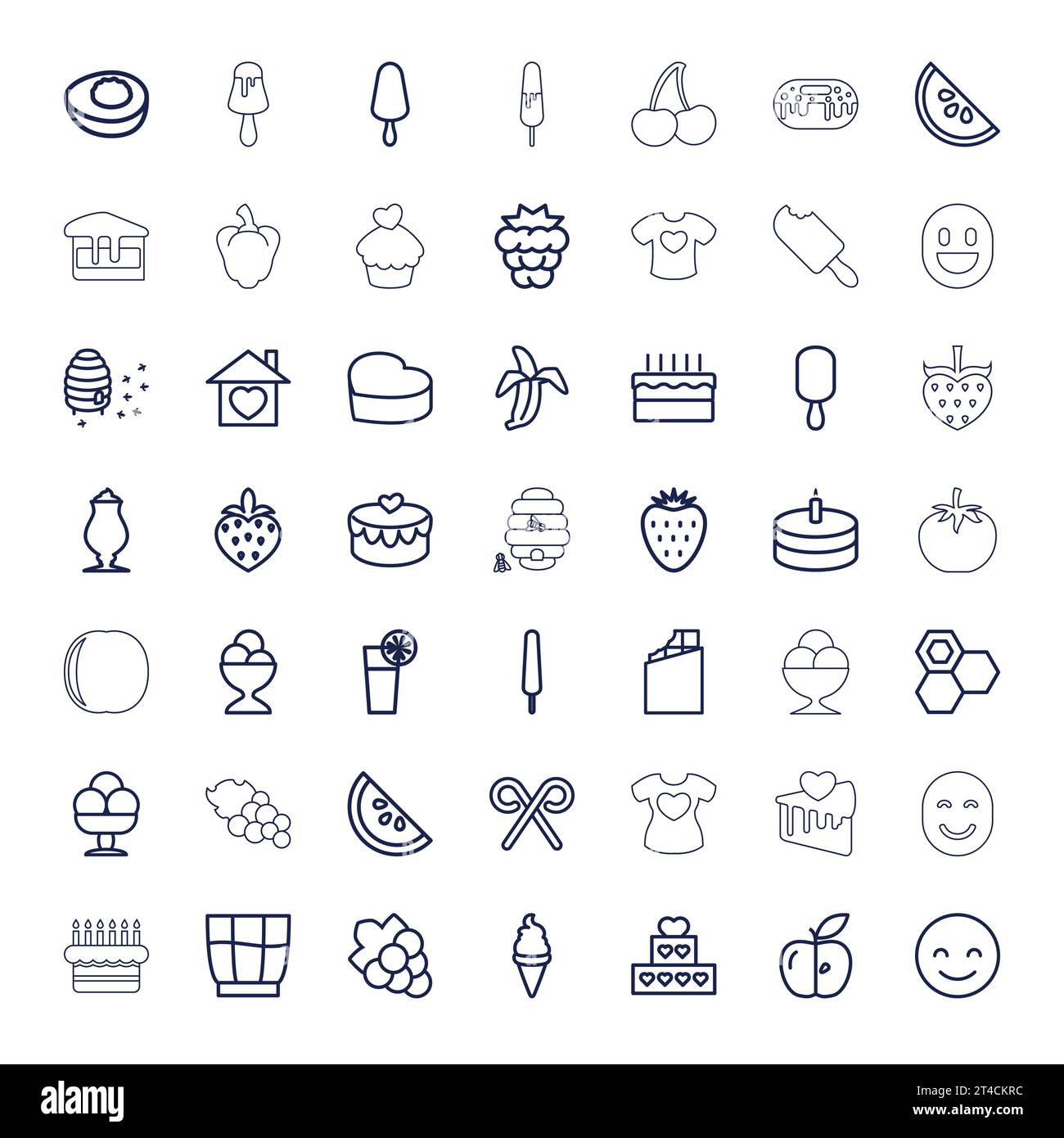 Honeycomb cake Stock Vector Images - Alamy