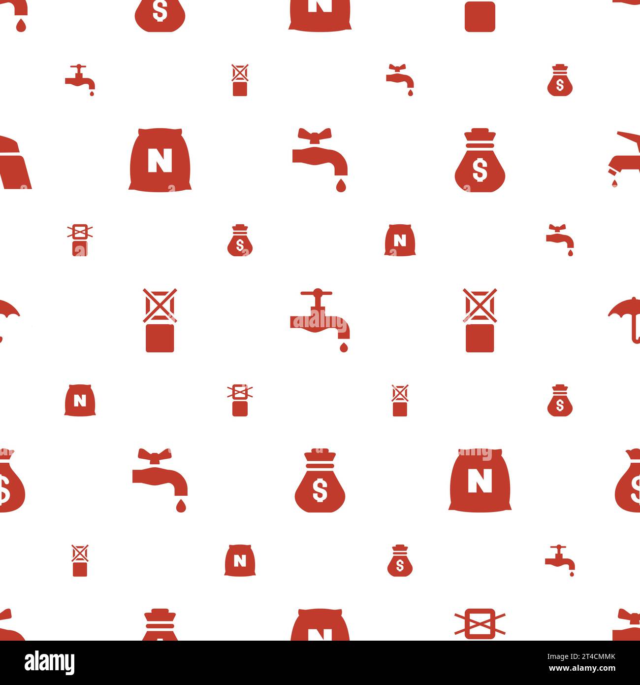 Keep icons pattern seamless white background Vector Image Stock Vector ...