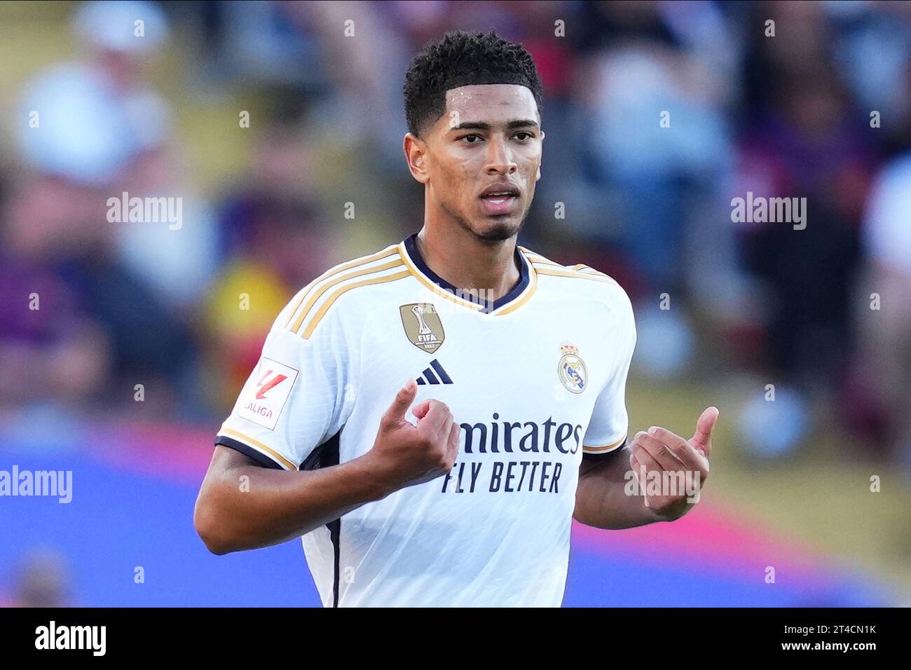 Jude Bellingham of Real Madrid during the La Liga EA Sports match ...