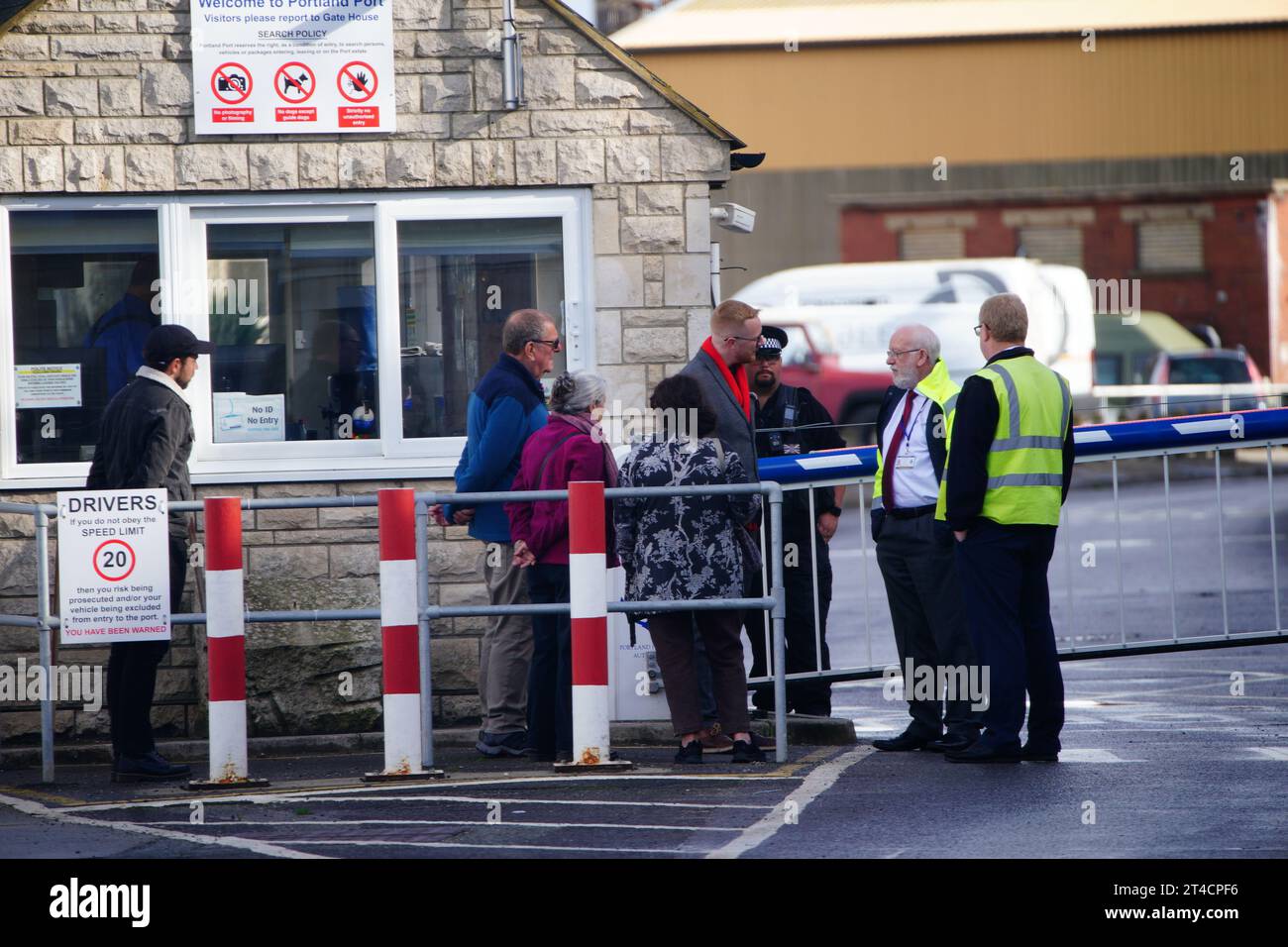Lloyd Russell-Moyle (centre, red scarf), the Labour MP for Brighton ...