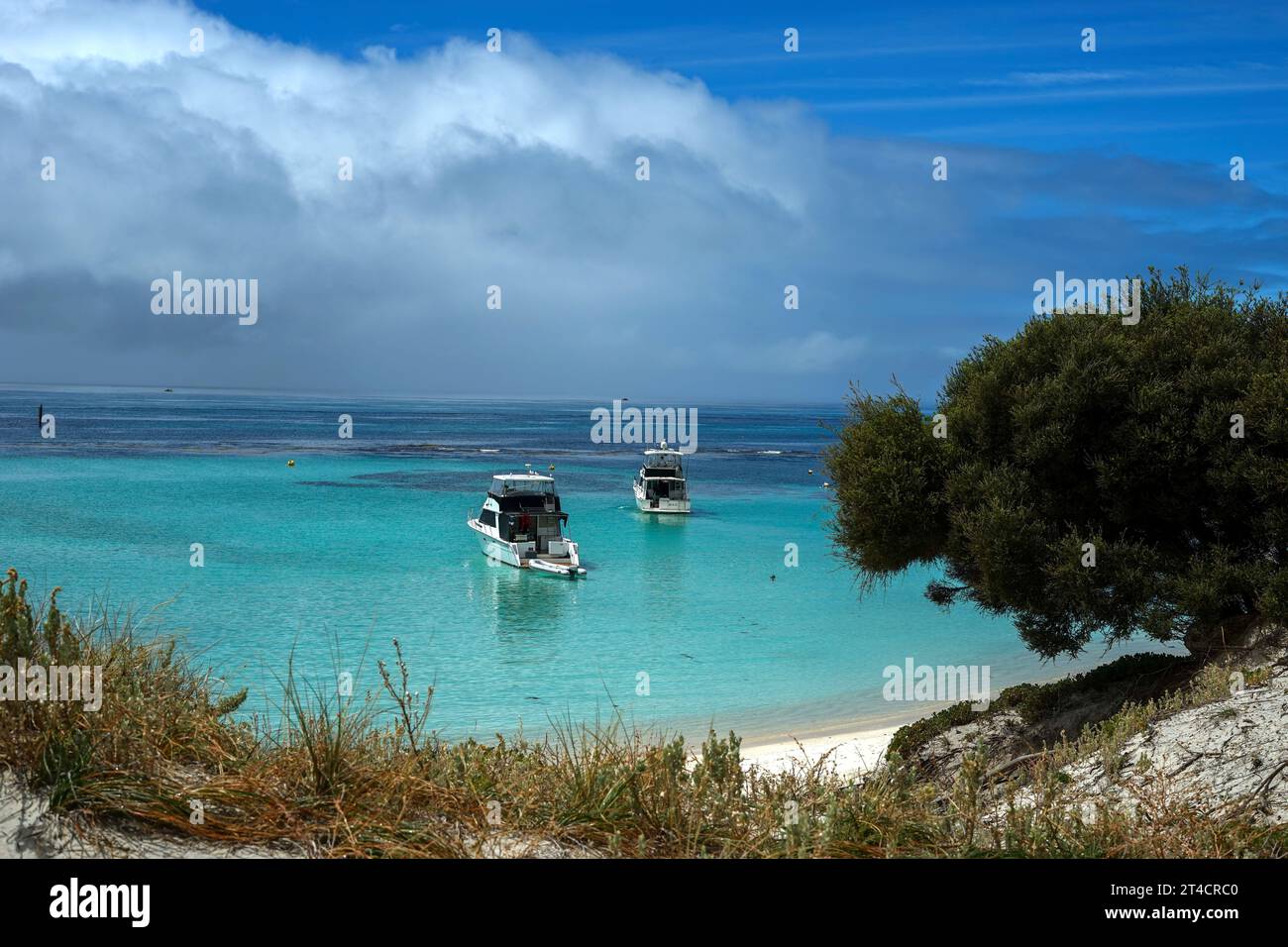 Perth, Western Australia - Boats in crystal clear water, Rottnest ...