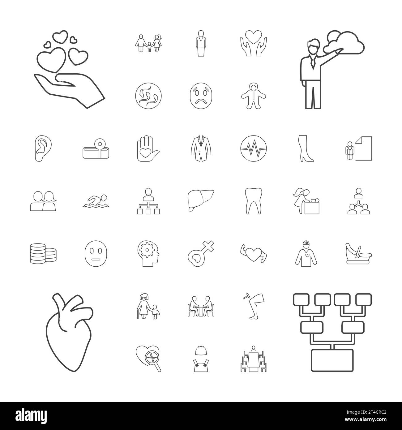 Structure of human ear Stock Vector Images - Alamy