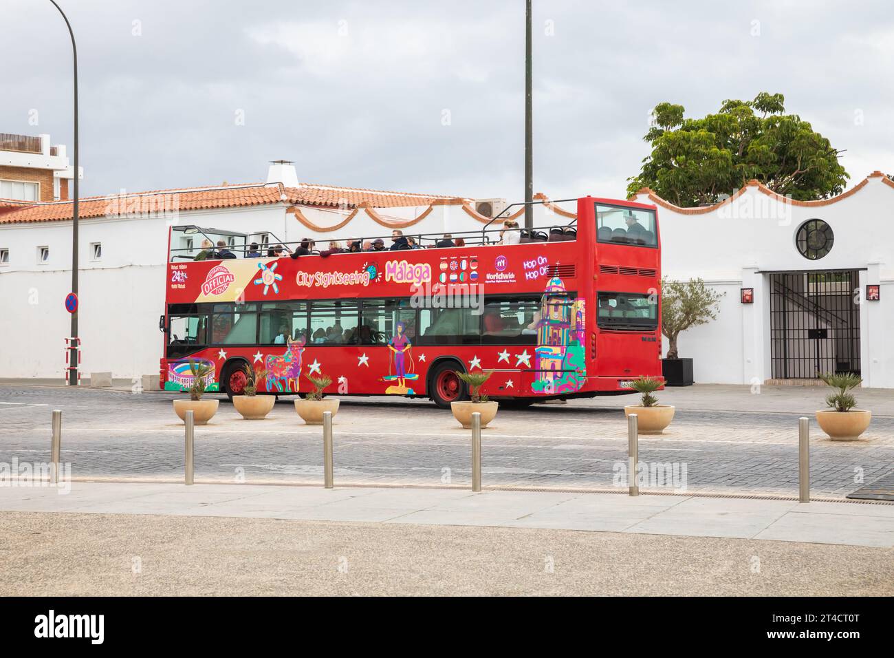 Malaga city tour bus foto - Explorandofrancia.com