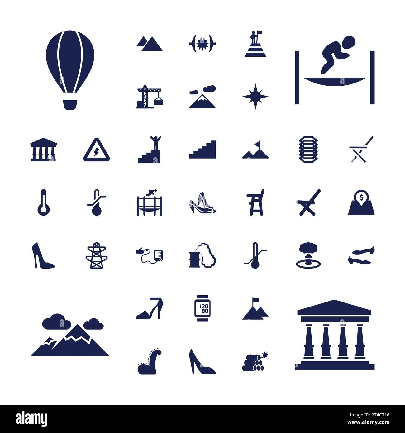 High icons Royalty Free Vector Image Stock Vector Image & Art - Alamy