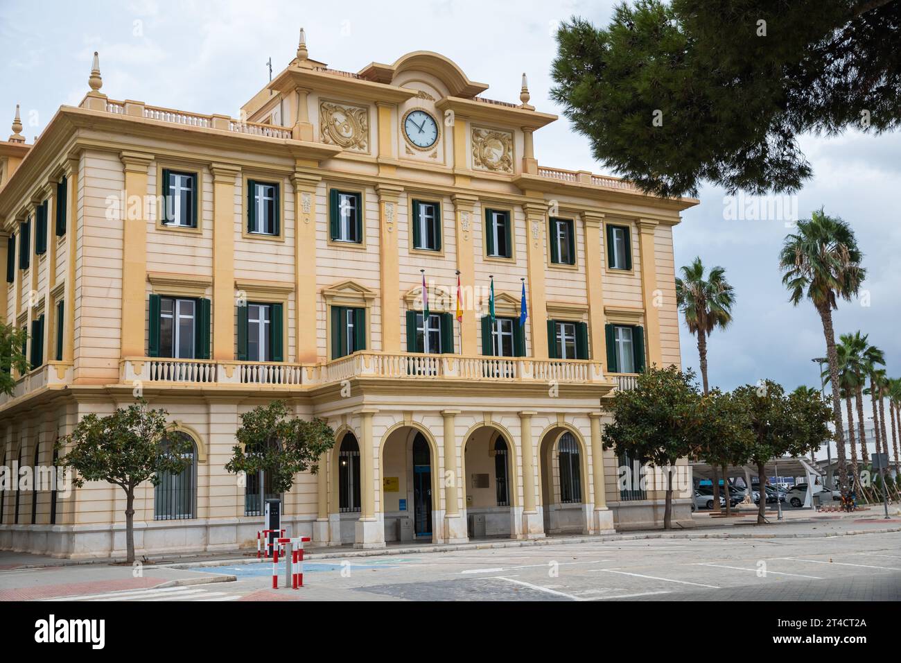 Historic port authority office building Malaga, Spain eclectic ...