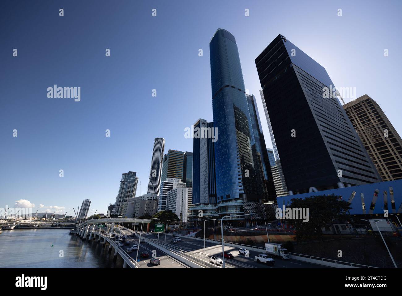 Brisbane Morning Skyline in Australia Stock Photo - Alamy