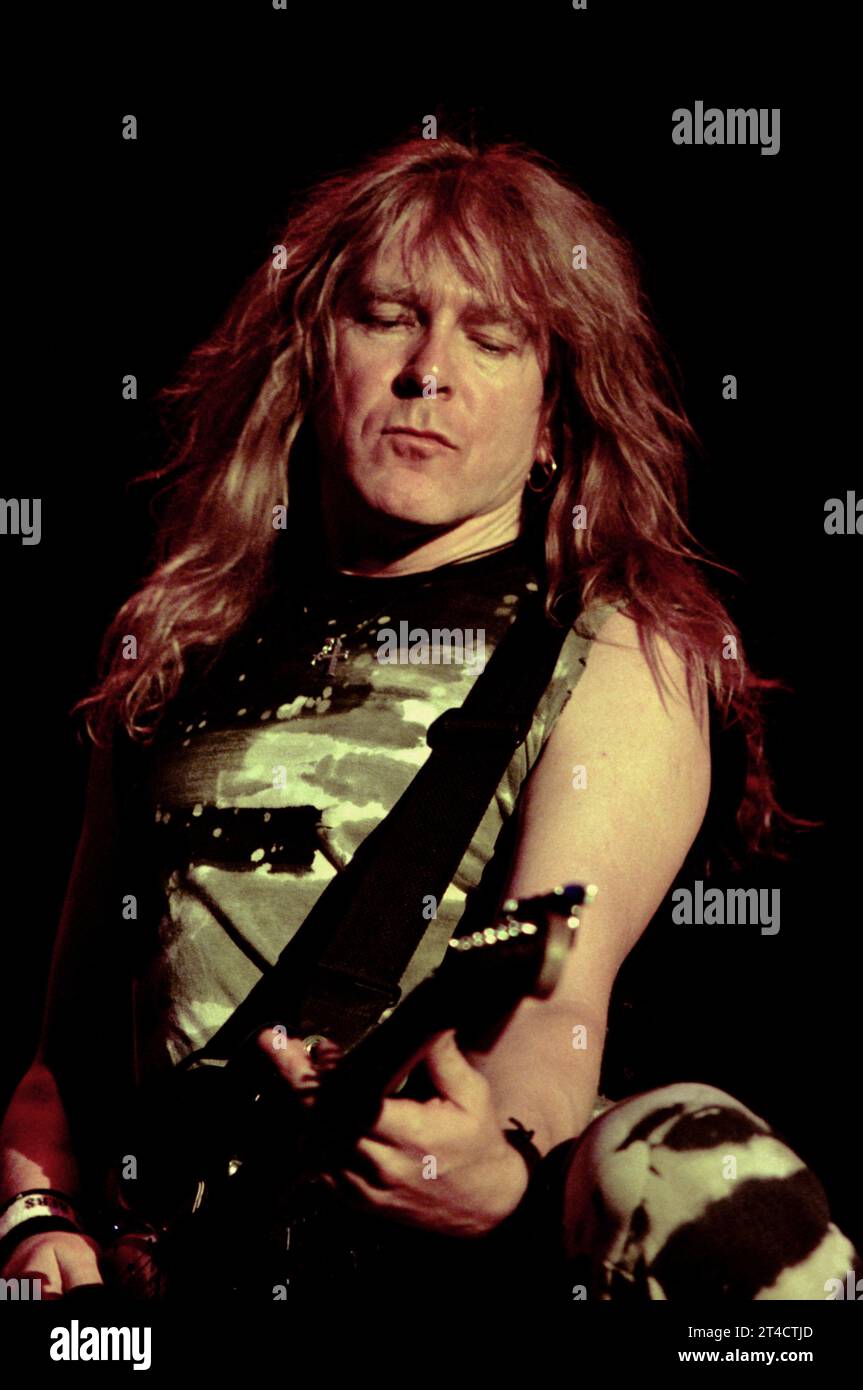 Italy Monza 2000-06-10 : Janick Gers guitarist of the Iron Maiden ...