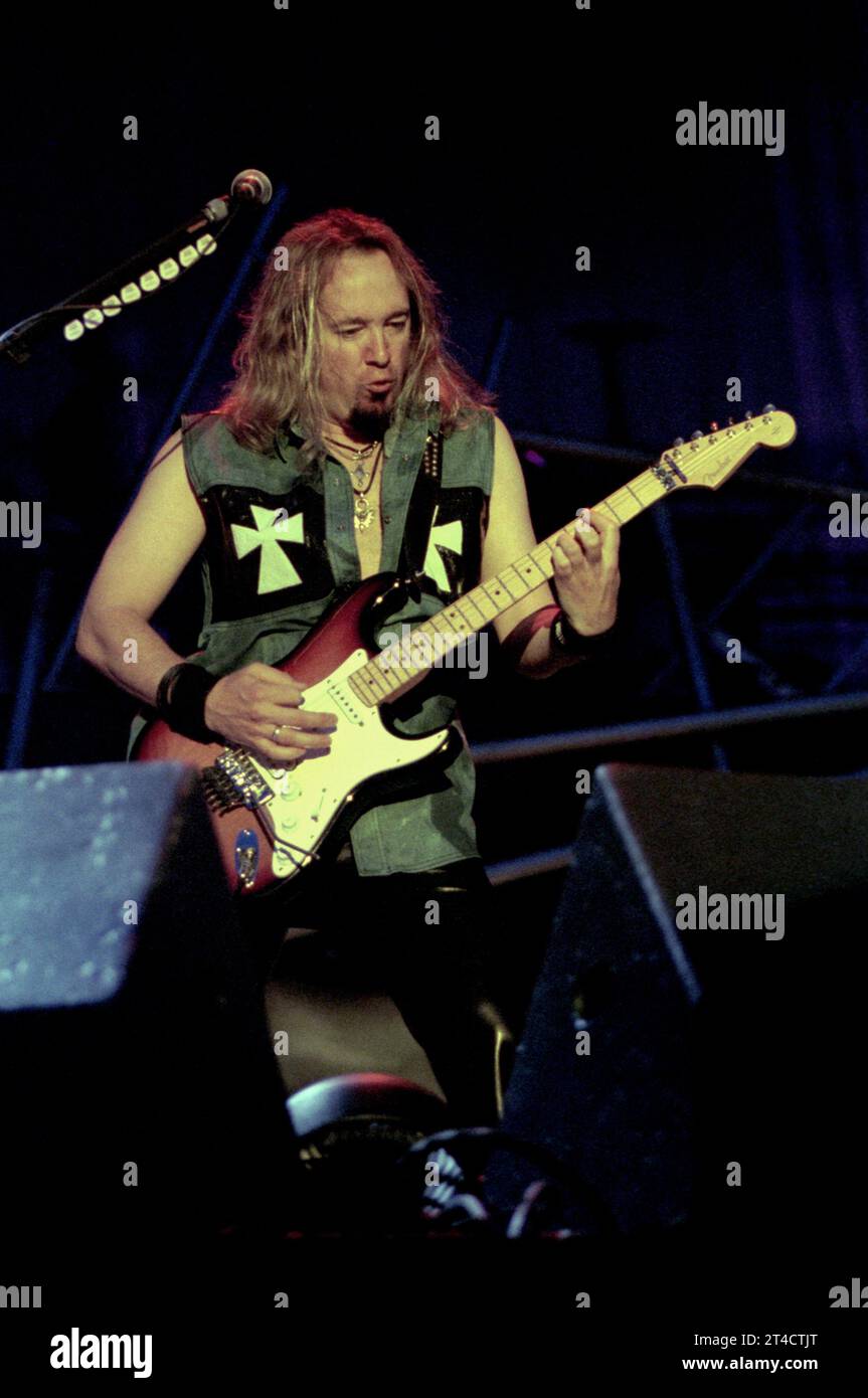 Italy Monza 2000-06-10 : Adrian Smith guitarist of the Iron Maiden ...