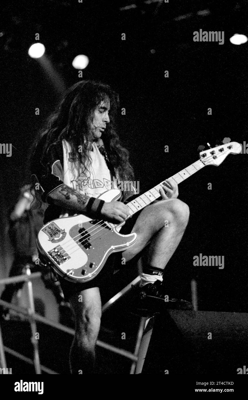 Italy Monza 2000-06-10 : Steve Harris bassist of the Iron Maiden during ...
