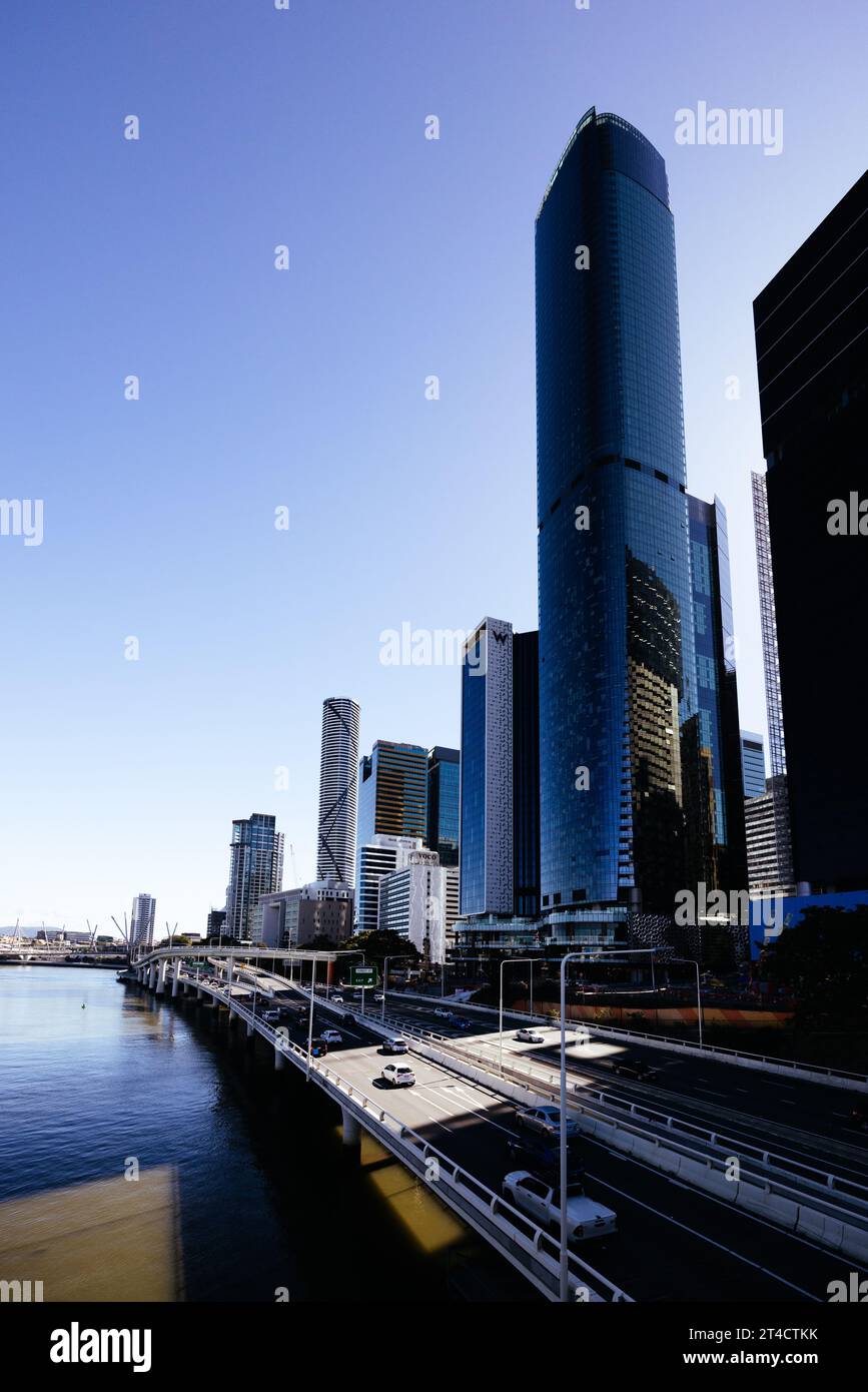 Brisbane Morning Skyline in Australia Stock Photo - Alamy
