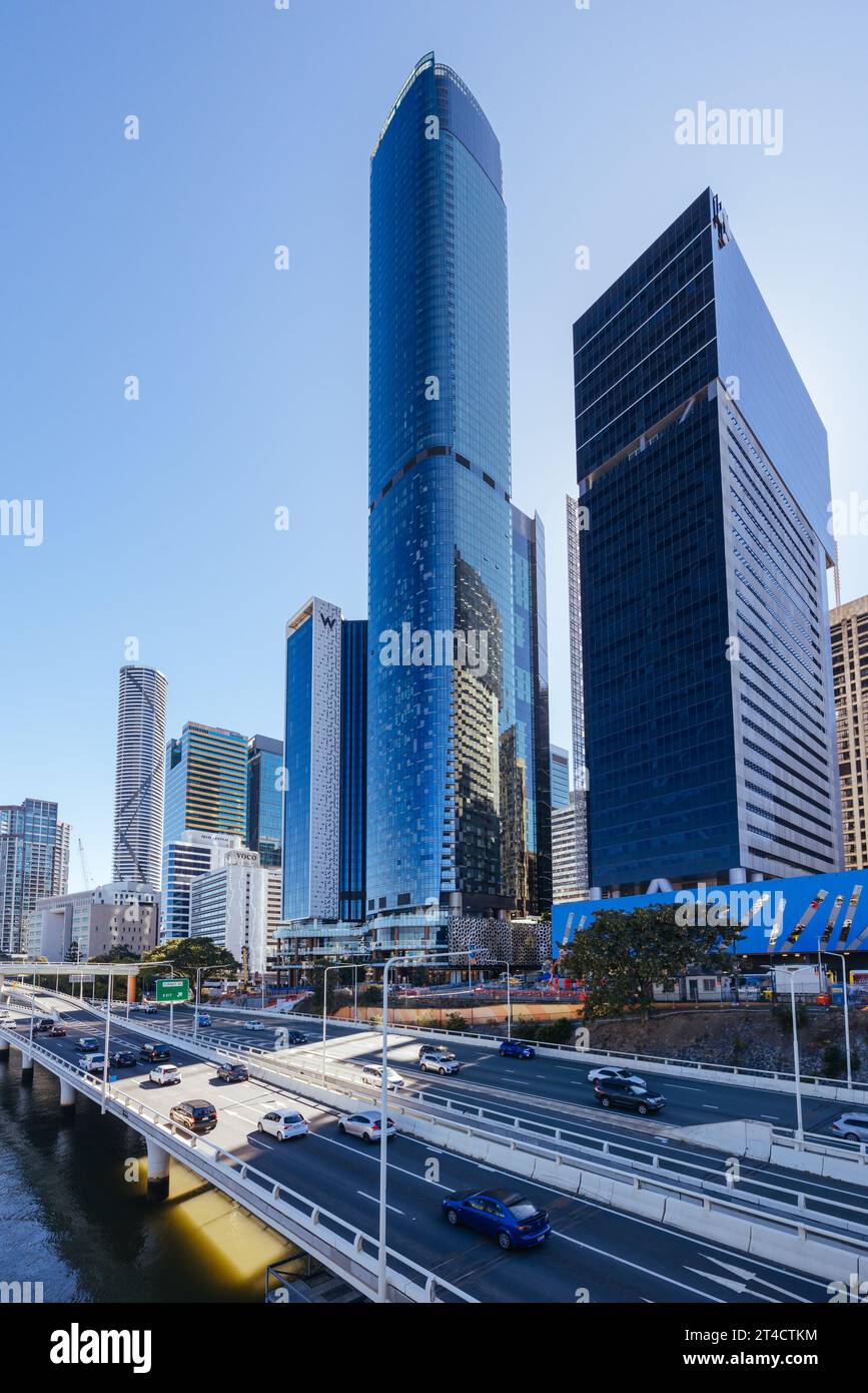 Brisbane Morning Skyline in Australia Stock Photo - Alamy