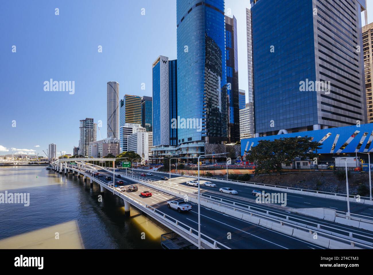 Brisbane Morning Skyline in Australia Stock Photo - Alamy