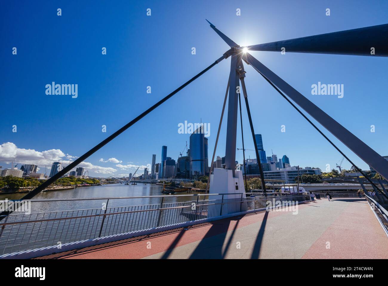 Pedestrian cycleway bridge hi-res stock photography and images - Alamy