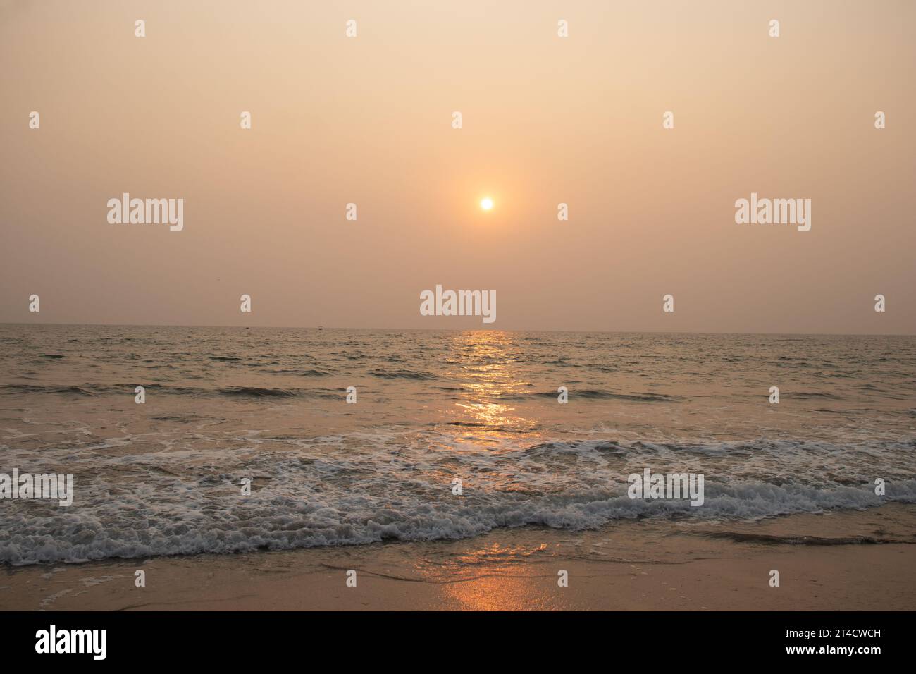 Sunset at Benaulim Beach, Goa Stock Photo - Alamy