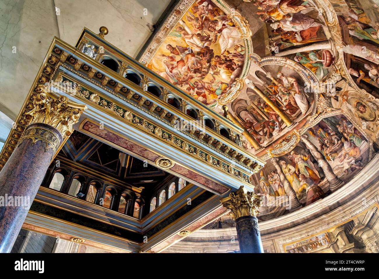 Basilica san pietro frescoes hi-res stock photography and images - Alamy