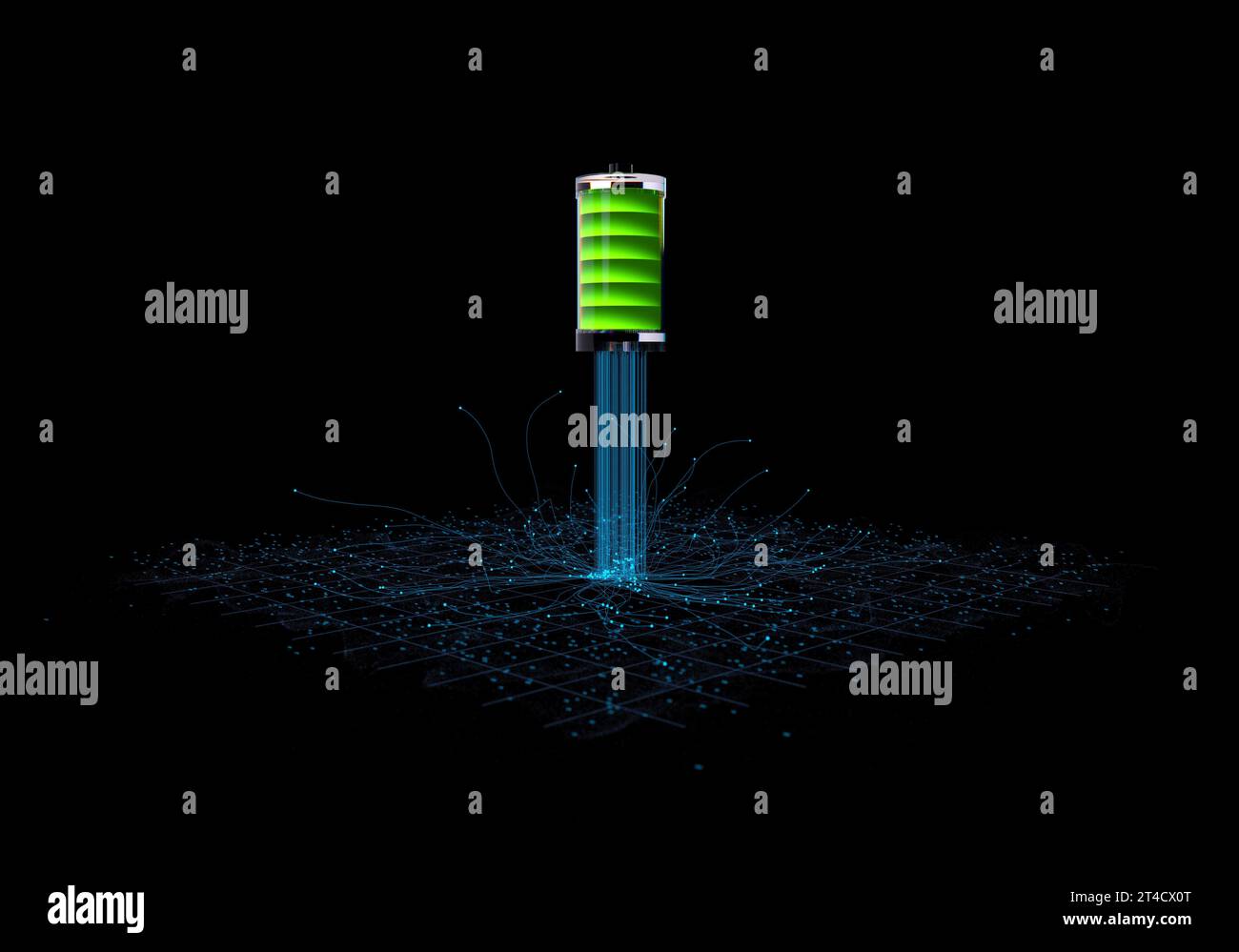 New energy super battery stores energy Stock Photo - Alamy