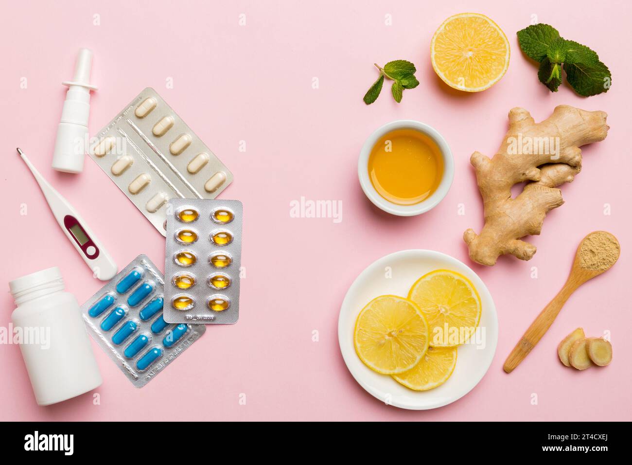 Natural cold and flu home remedies. Natural ingredients for immunity ...