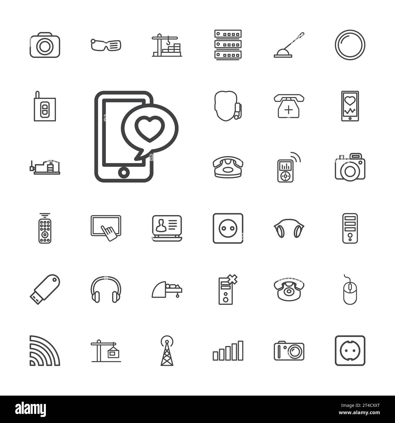 33 Device Icons Royalty Free Vector Image Stock Vector Image And Art Alamy 