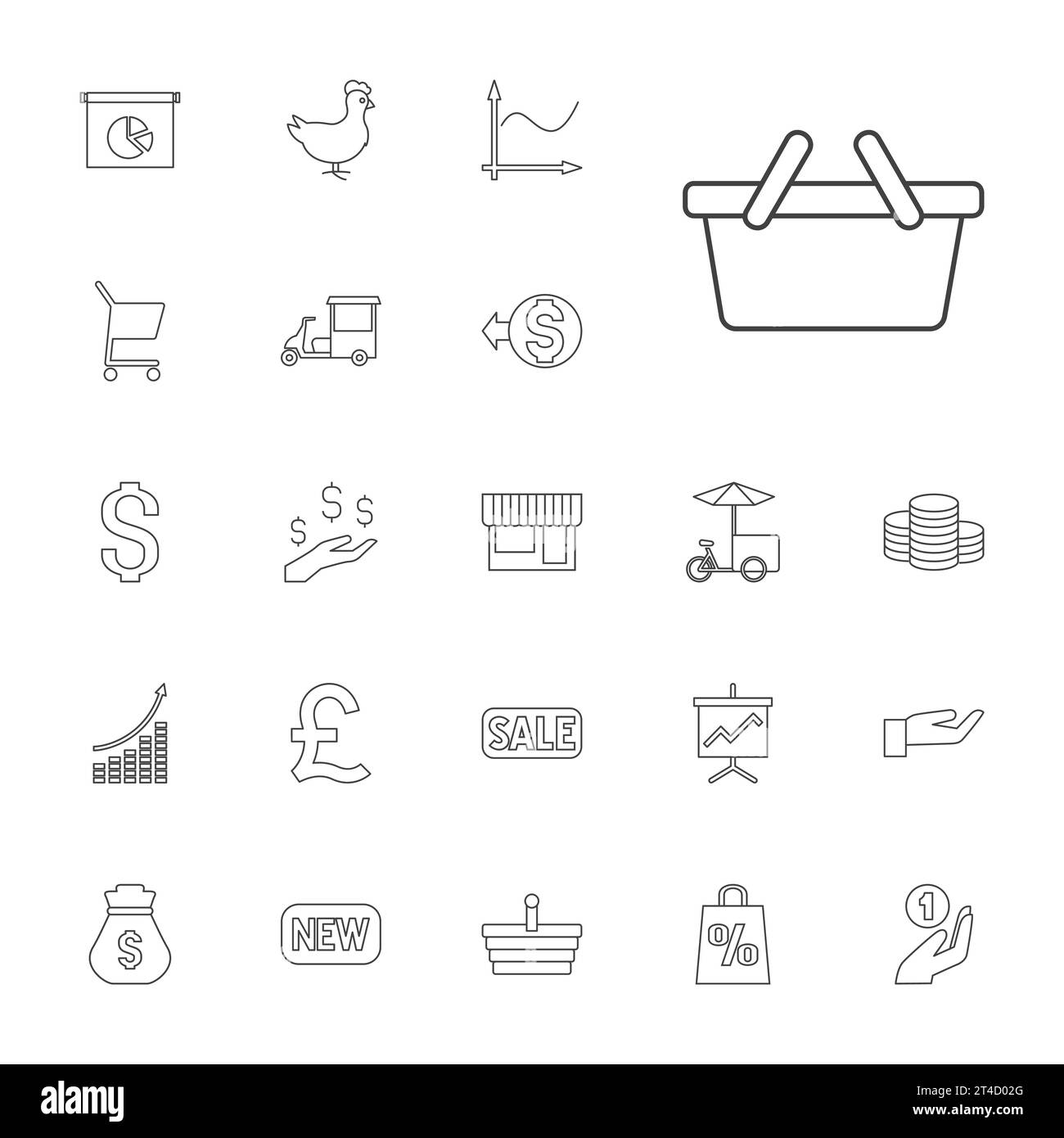 Chicken for sale Black and White Stock Photos & Images - Alamy