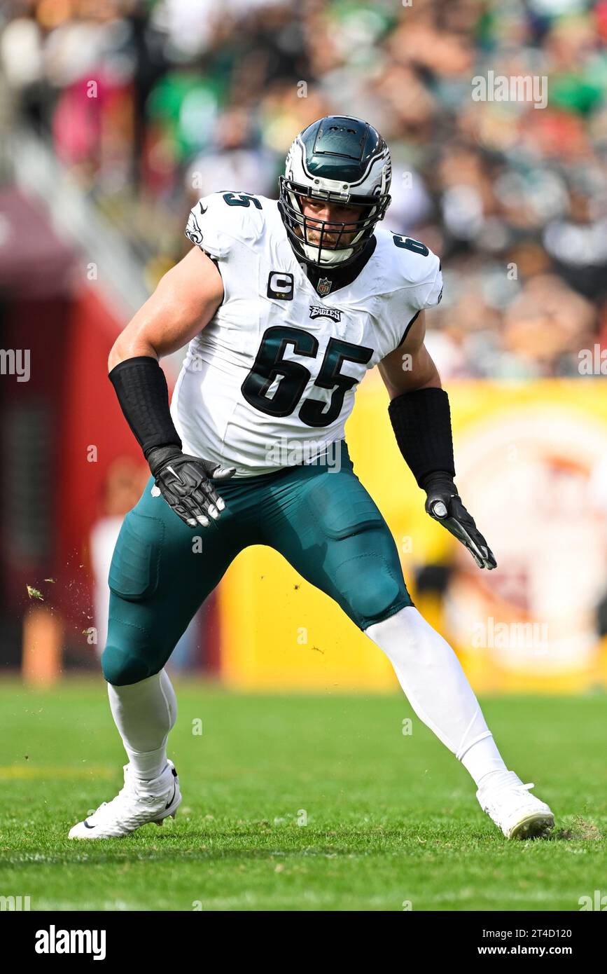 Philadelphia Eagles offensive tackle Lane Johnson (65) in action during ...