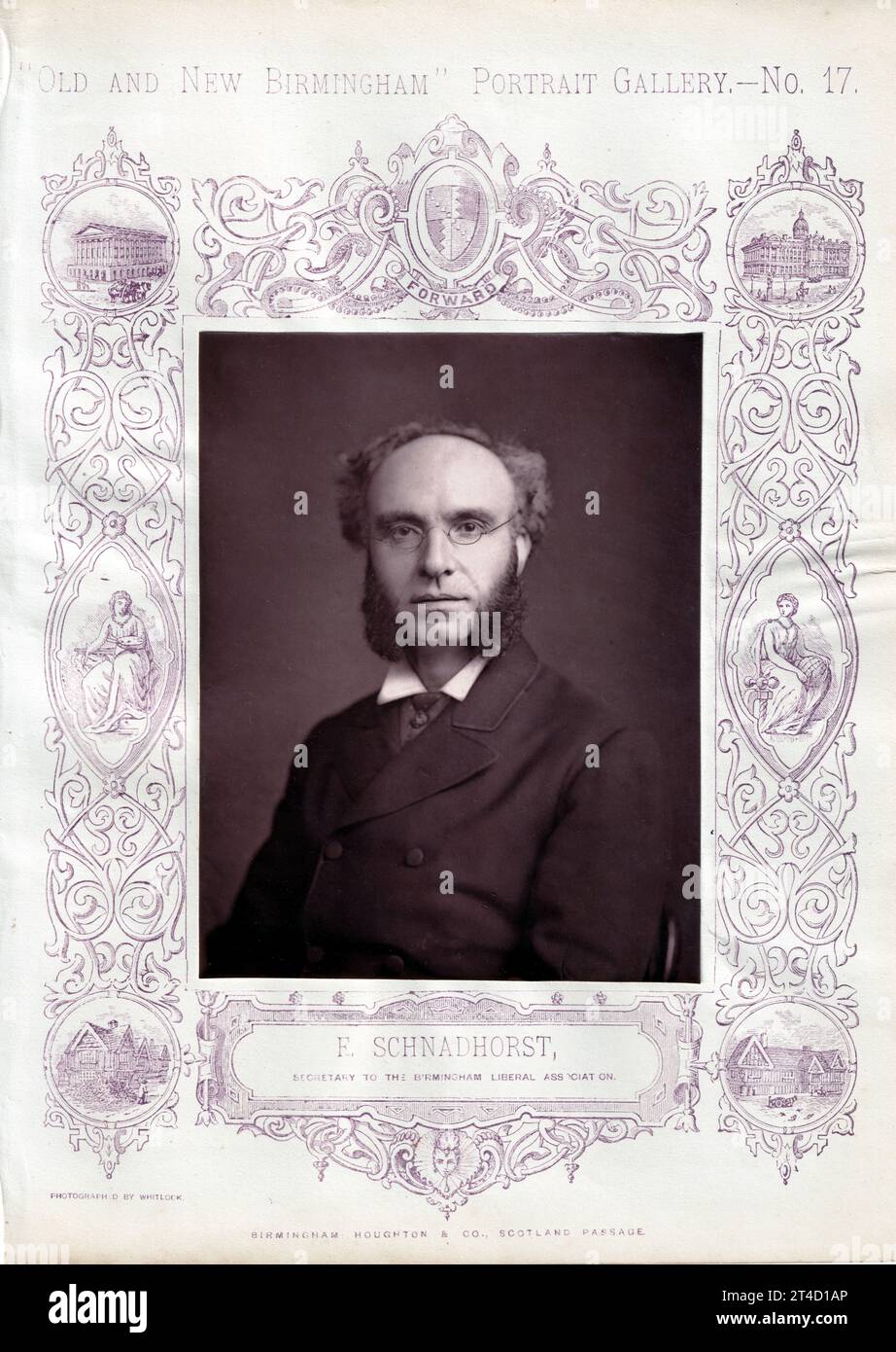 Francis Schnadhorst (1840-1900), by Henry Joseph Whitlock (1835-1918 ...