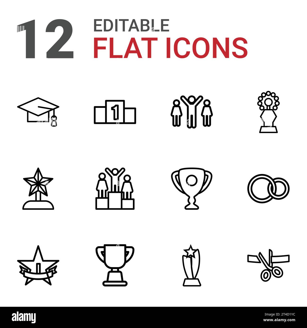 First graduation ceremony Stock Vector Images - Alamy