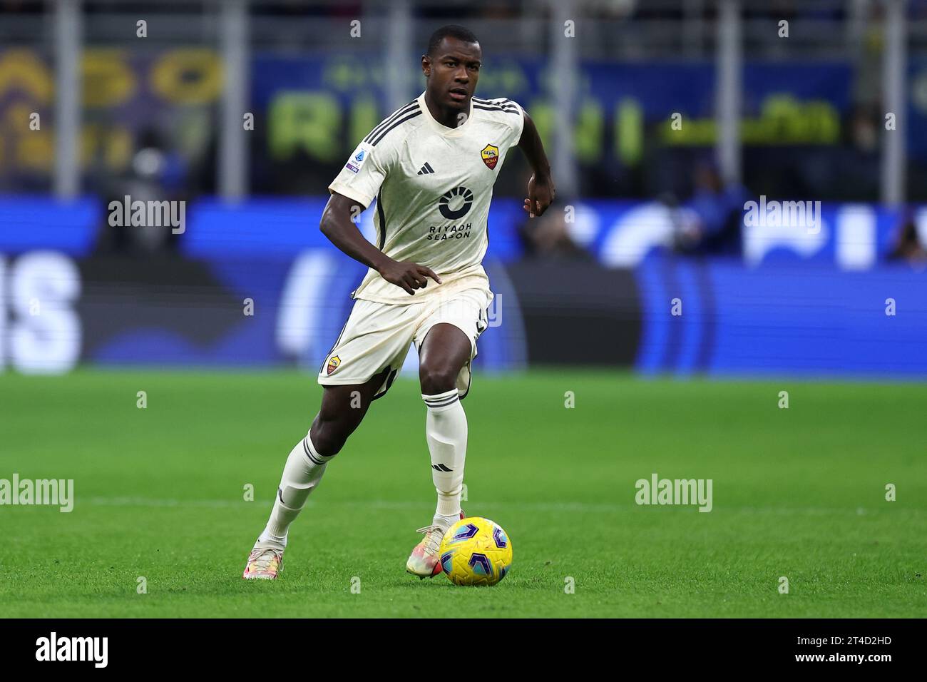 Milano, Italy. 29th Oct, 2023. Evan NDicka of As Roma in action during ...