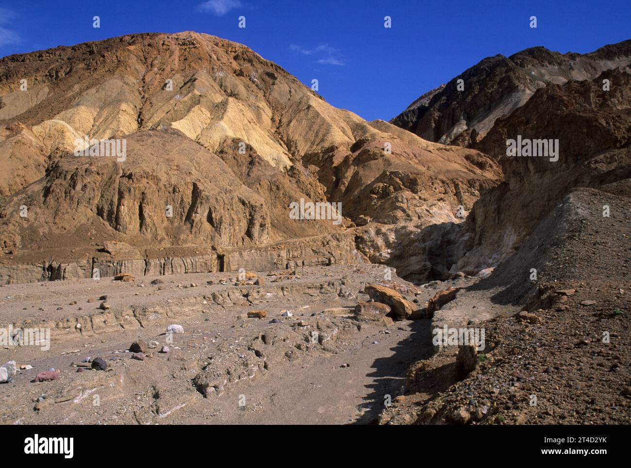Amargosa Range alluvial fan near Golden Canyon, Death Valley National ...