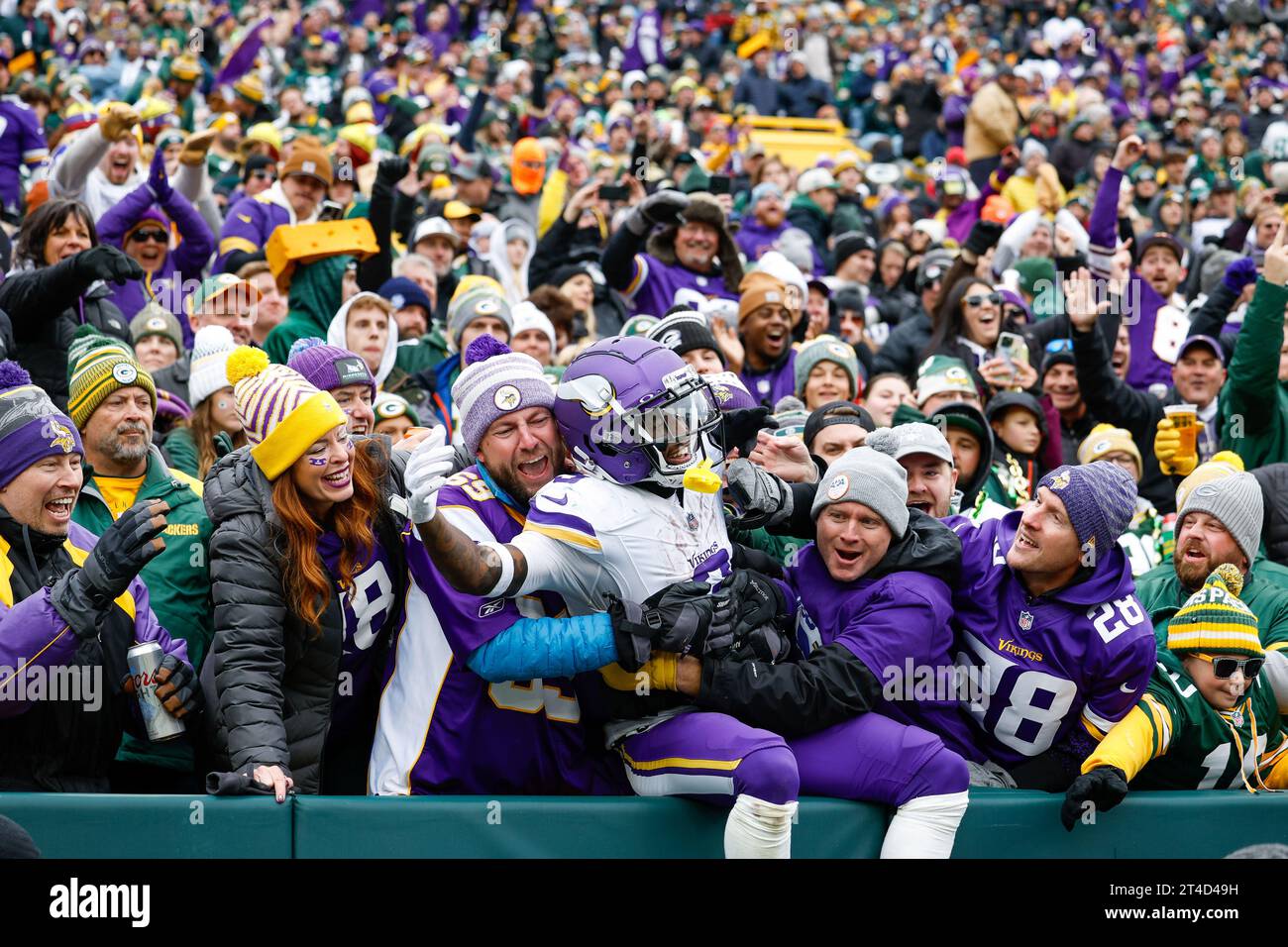 October 29, 2023: Minnesota Vikings wide receiver Jordan Addison (3 ...