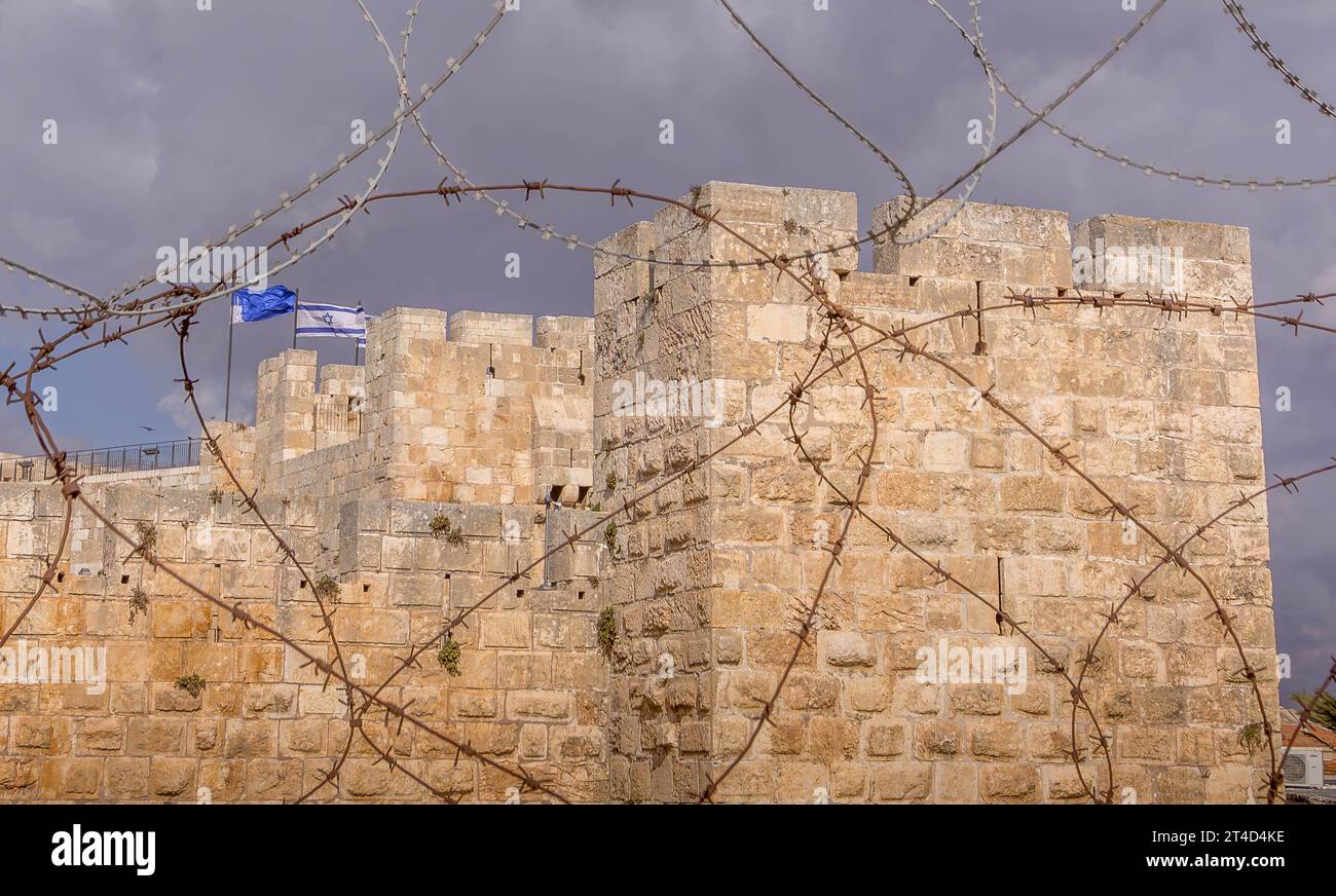 Israel gaza wall war hi-res stock photography and images - Alamy