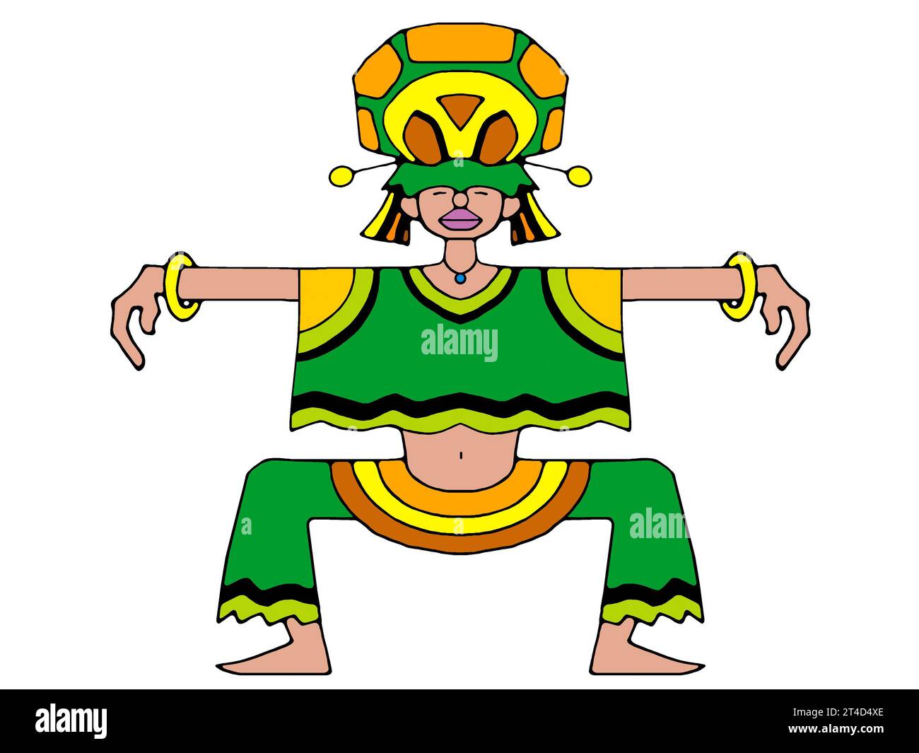 Hula dancer illustration hi-res stock photography and images - Alamy