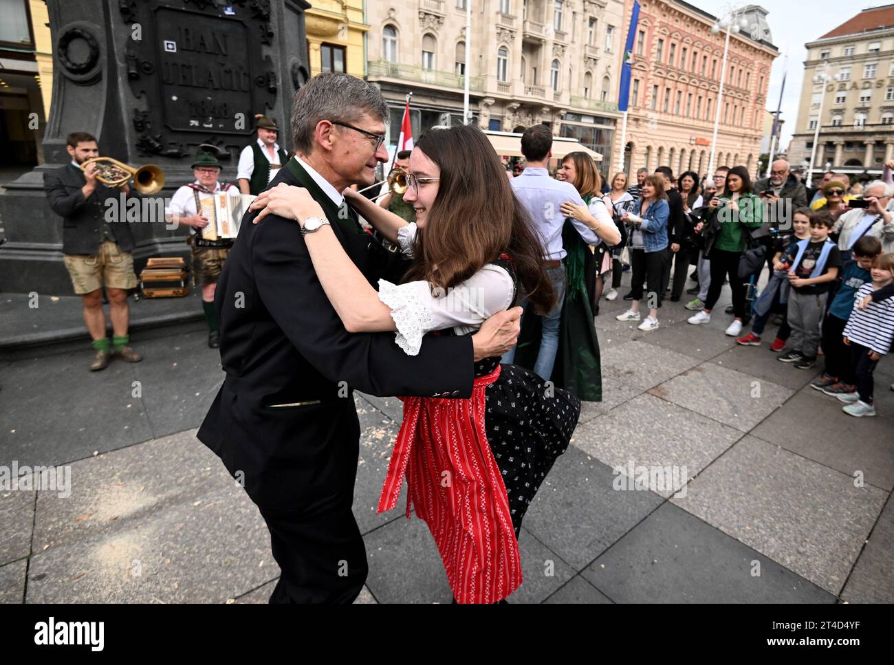 Zagreb, Croatia. 30th Oct, 2023. Music and dance groups from Styria ...