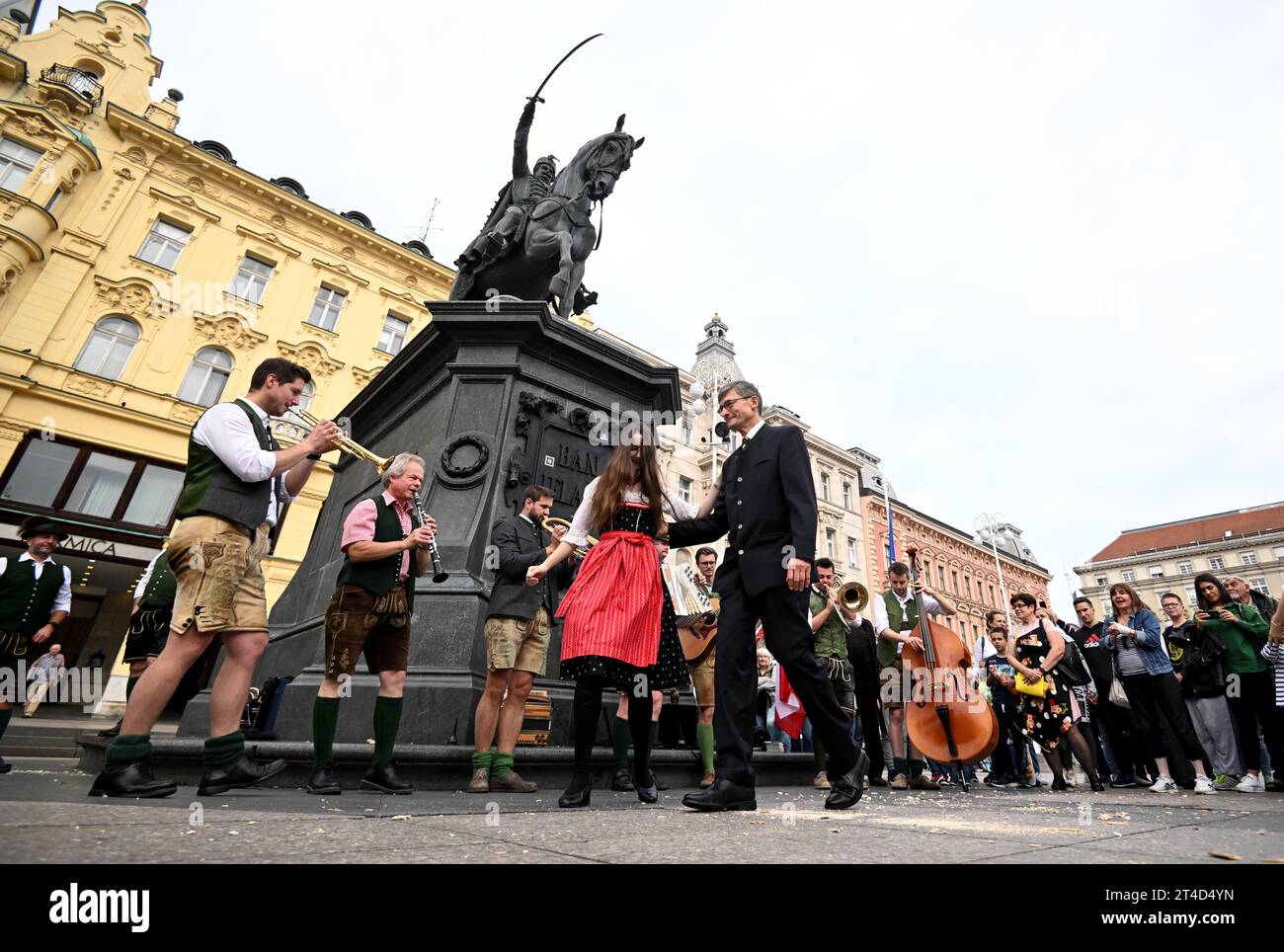 Zagreb, Croatia. 30th Oct, 2023. Music and dance groups from Styria ...
