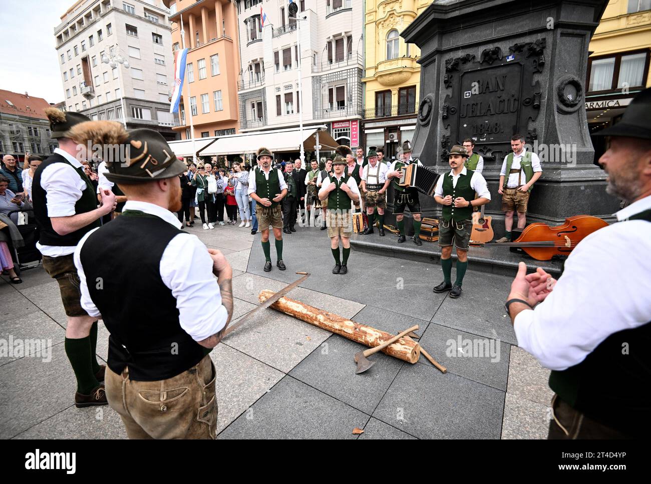 Zagreb, Croatia. 30th Oct, 2023. Music and dance groups from Styria ...