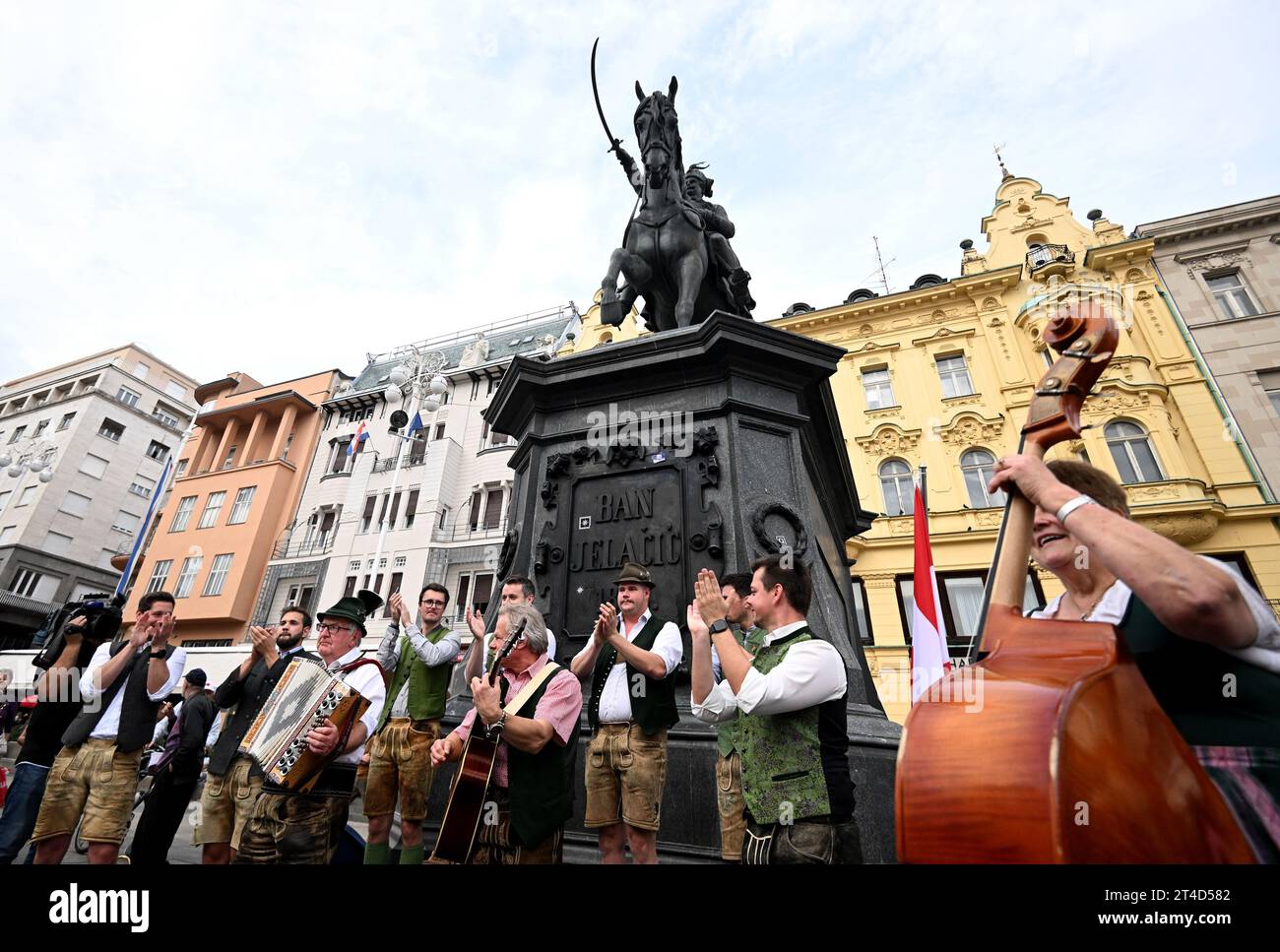 Zagreb, Croatia. 30th Oct, 2023. Music and dance groups from Styria ...