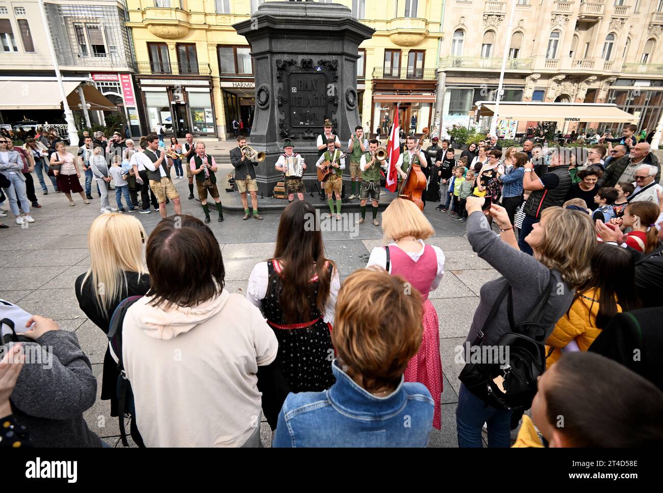 Zagreb, Croatia. 30th Oct, 2023. Music and dance groups from Styria ...