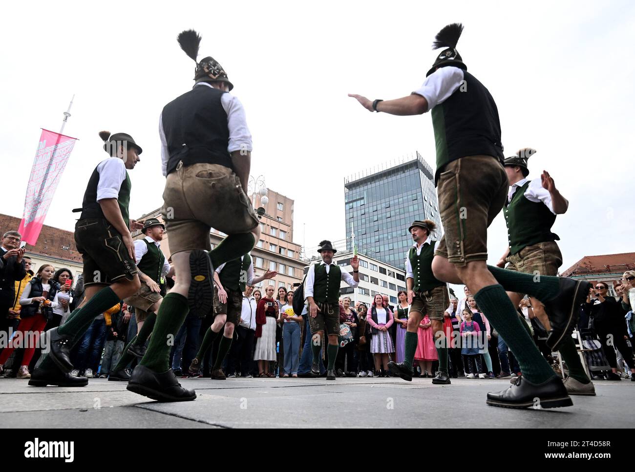 Zagreb, Croatia. 30th Oct, 2023. Music and dance groups from Styria ...