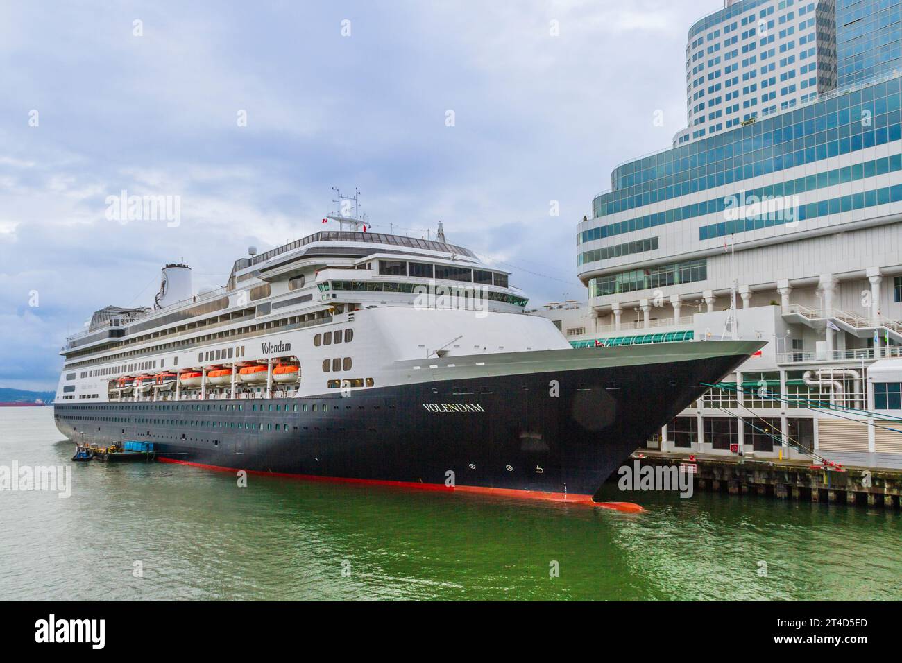 Cruise Ship Volendam at Canada Place Cruise Ship Terminal in Vancouver ...