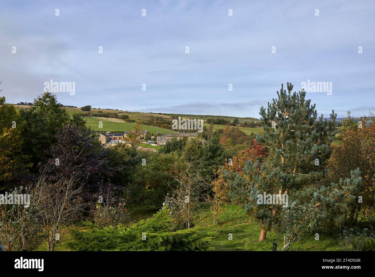 Rural barn conversion yorkshire barn conversion hi-res stock ...