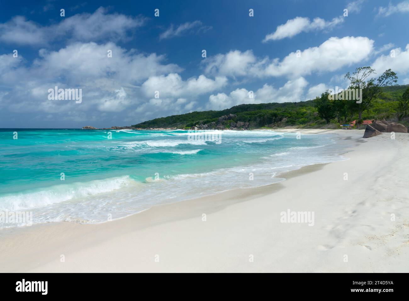 Seychelles grand anse beach hi-res stock photography and images - Alamy