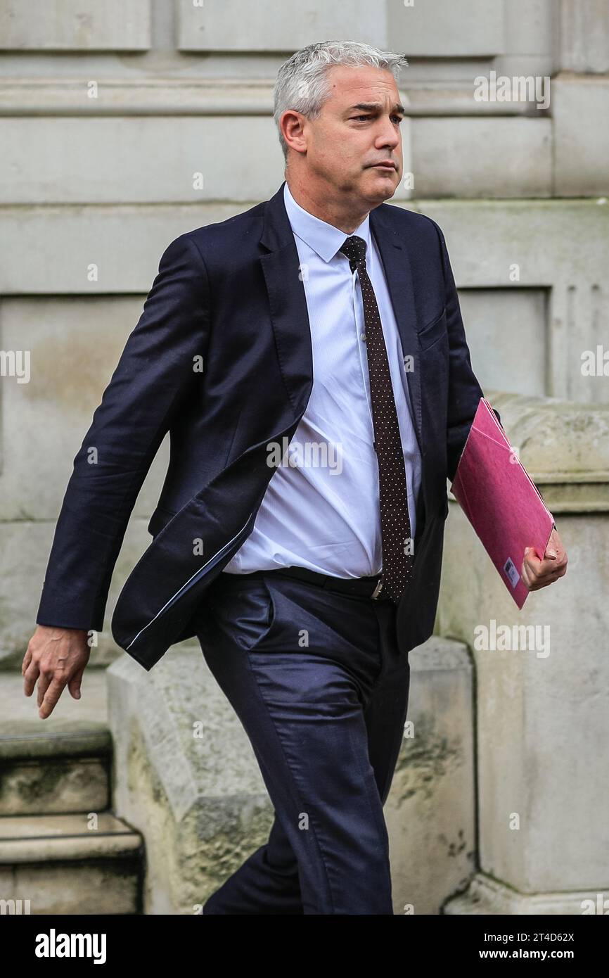 London, UK. 30th Oct, 2023. Steve Barclay, Secretary of State for ...